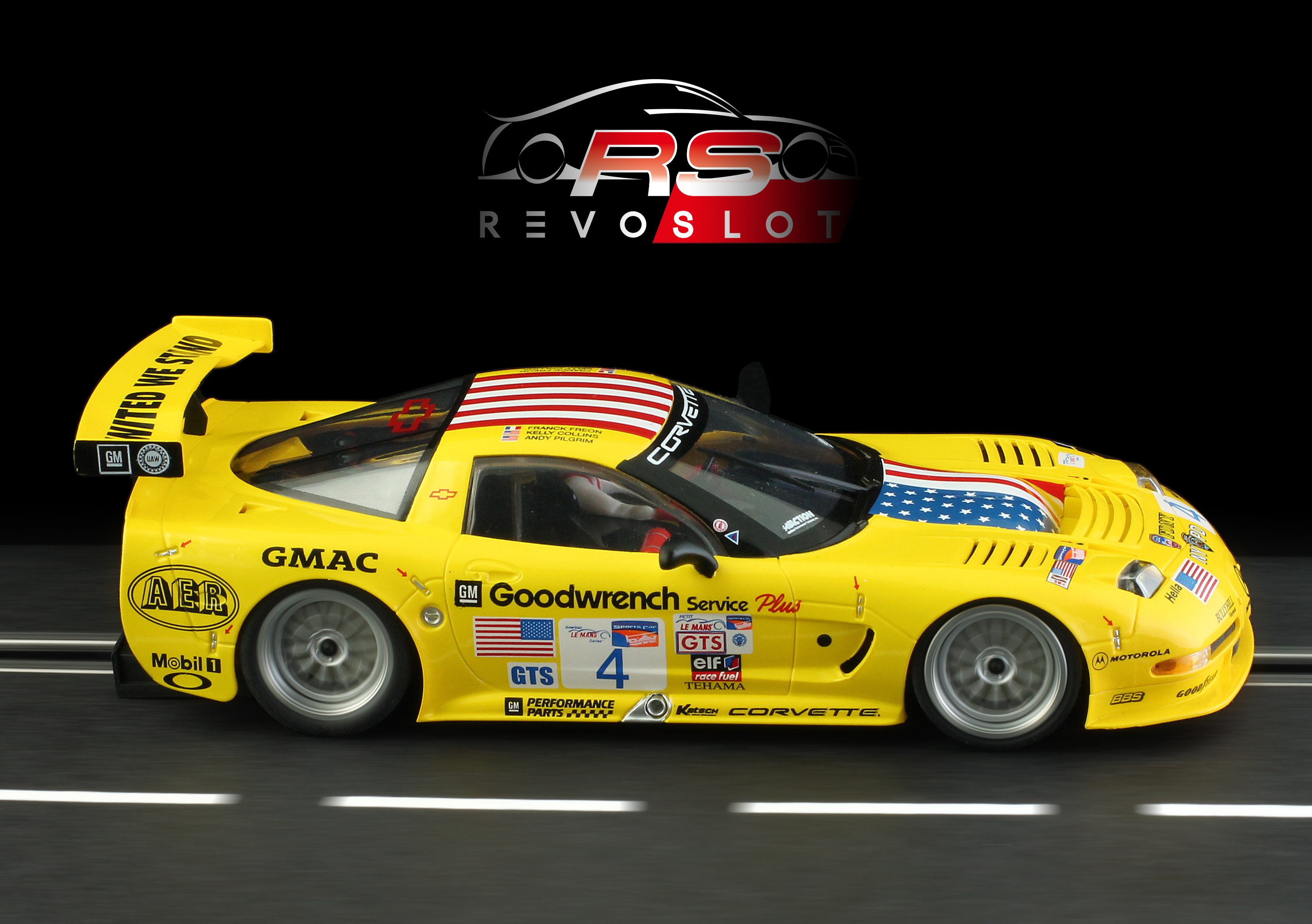 RS0284 Chevrolet Corvette C5 Goodwrench ALMS 2001 #4